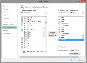 Converting table into image – Excel kitchenette