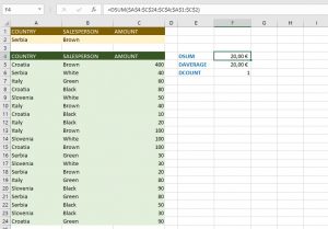 “D” functions – Excel kitchenette